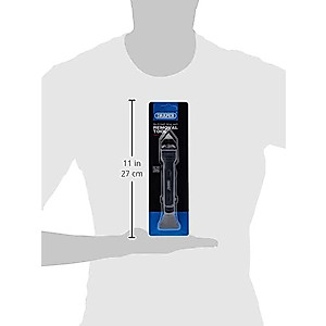 Draper 24237 Silicone Sealant Removal Tool Scraper with Worktops Shower Sink Bath, 26.9cm x 8cm x 3.7cm, Blue