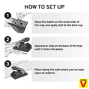 Victor M147 Safe-Set Rat Trap, 1, Black