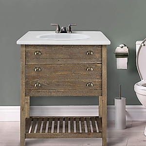 RecPro RV Oval Single Bowl Sink | 10" x 13" | White | No Faucet