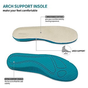 VERDASCO Womens Fashion Sneakers Non-Slip Running Shoes Comfort Walking Shoes Ladies Tennis Shoes Black with Skull Painted 6