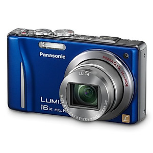 Panasonic Lumix DMC-ZS10 14.1 MP Digital Camera with 16x Wide Angle Optical Image Stabilized Zoom and Built-In GPS Function (Blue)