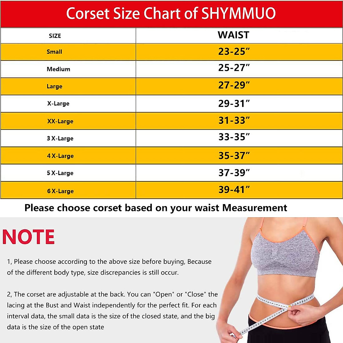 SHYMMUO Women's Underbust Brown Corset Top Satin Floral Lace Up Corset Cincher L