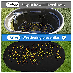 Rubermaid 100 Gallon Oval Stock Tank Cover Openning Zipper Cold Plunge Insulated Hot Tub Cover Outdoor Oval Ice Bath Cover Water Trough Cover Farm Water Tank Cover Horse Trough Cover Stock Pond Cover