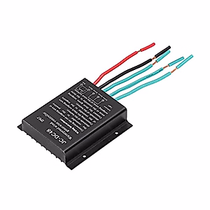 Luqeeg 48V Wind Turbine Controller, Automatic IP67 Waterproof Wind Power Regulator Suitable for 400W Wind Turbine System, Aluminium Alloy Mini Wind Turbine Generator Controller