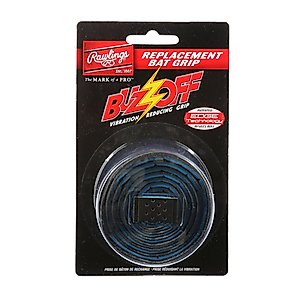 Rawlings | 2.75mm BAT GRIP | Baseball/Softball | Extra Cushion, Black