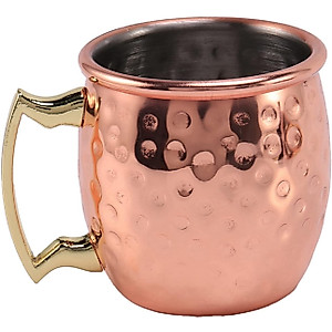 Slybar Mini 2-Ounce Stainless Steel Mug Espresso Mini Mugs Copper Plated Mugs 8