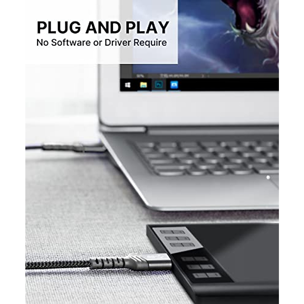 JSAUX USB 3.0 A to A Male Cable, USB 3.0 to USB 3.0 Cable 2 Pack(3.3ft+6.6ft) USB Male to Male Cable Double End USB Cord Compatible for Hard Drive Enclosures, DVD Player, Laptop Cooler and More(Grey)