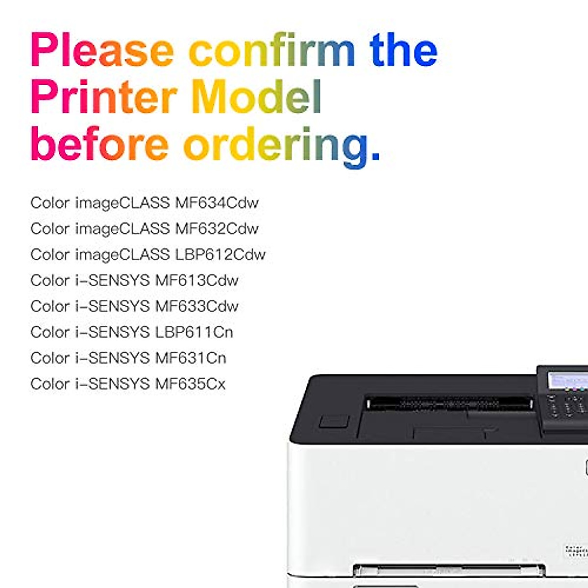 Uniwork Compatible Toner Cartridge Replacement for Canon 045 045H Cartridge 045 CRG-045H for Color imageCLASS MF634Cdw MF632Cdw LBP612Cdw MF632 MF634 Laser Printer Toner Ink, 4 Pack