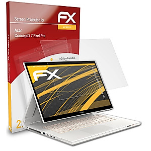 atFoliX Screen Protector compatible with Acer ConceptD 7 Ezel Pro Screen Protection Film, anti-reflective and shock-absorbing FX Protector Film (2X)