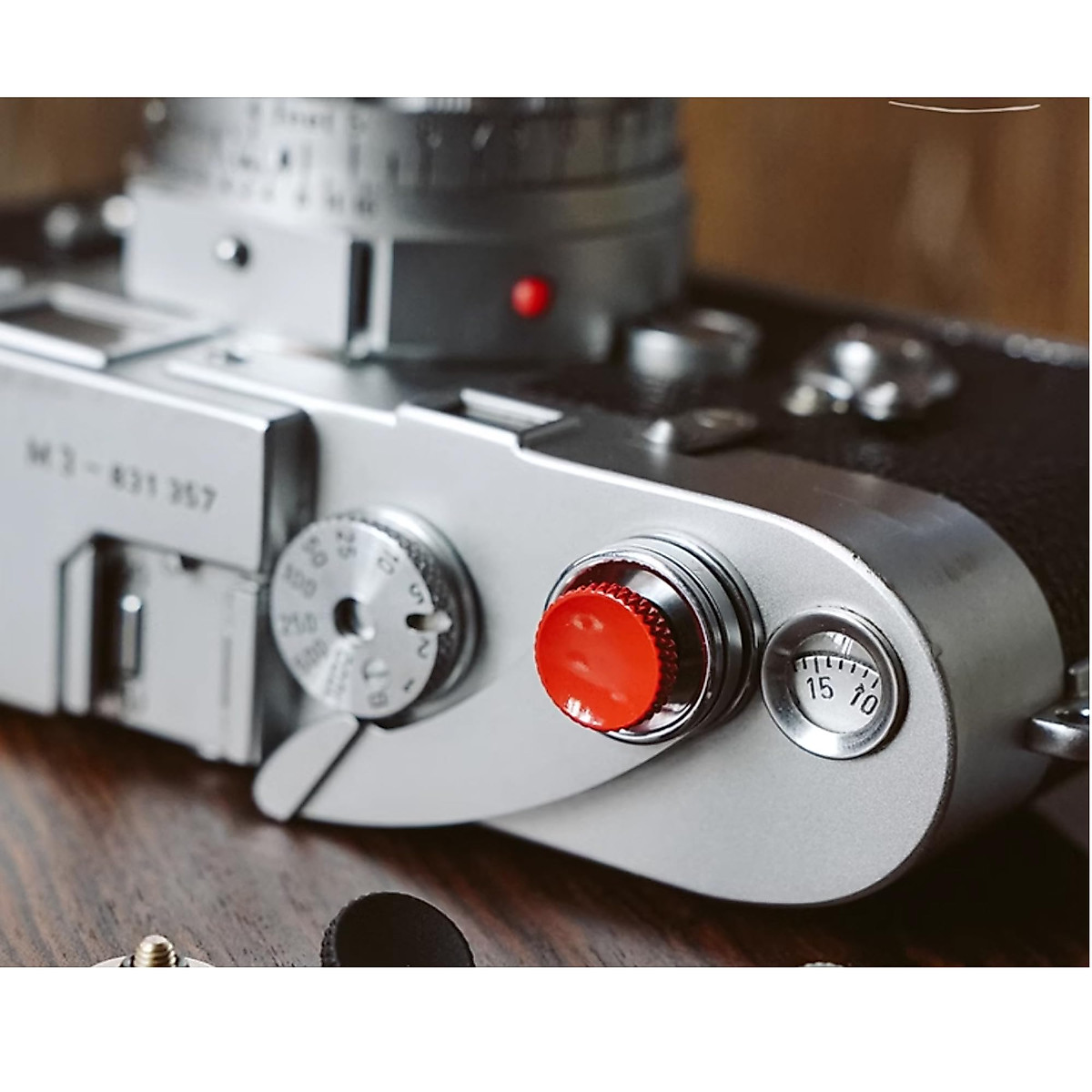 Camera Shutter Button Upscale and Delicate Soft Shutter Release Button (6 Pack/Red)