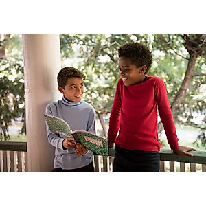 Leveret Long Sleeve Solid T-Shirt 100% Cotton (6 Years, Red)