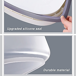 TBMax Kitchen Bulk Food Storage Container - 20 Lbs Rice Storage Container with Measuring Cup, Airtight Dry Food Container Bin for Flour, Baking Supply, Grains, Pet Dog Cat Food Storage