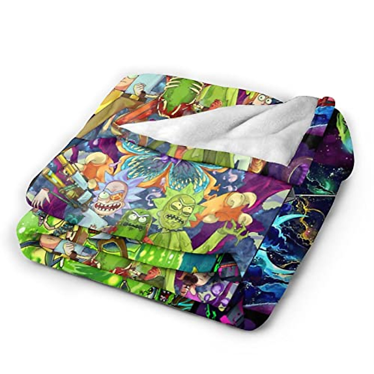 Ultra-Soft Micro Fleece Blanket 3D Fashion Print All Season Couch Sofa Warm Bed Throw Blanket Perfect for Kids Adults Family Birthday Gift 60"X50"