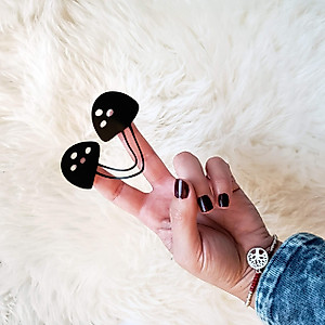 The Boho Design Forest Animal Wall Decals Peel and Stick for Kids, Baby Bedroom Nursery and Living Room, Vinyl Wall Stickers Decor, Original Artist Design. 36 pcs Adhesive Nordic Style (Black)