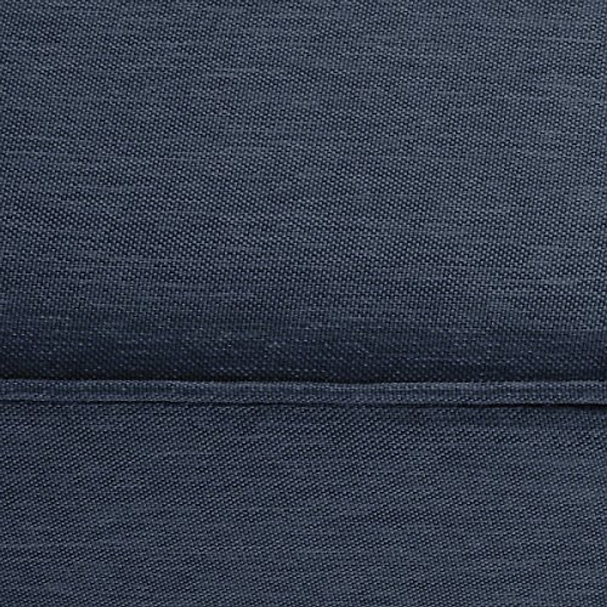 Classic Accessories Montlake FadeSafe Water-Resistant 25 x 27 x 5 Inch Rectangle Outdoor Seat Cushion, Patio Furniture Chair Cushion, Heather Indigo Blue, Outdoor Cushion Cover