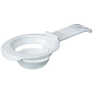 Symak k0184 White Plasic Egg Separator, Silver
