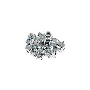 CablesAndKits Rack Mount Cage Nuts, 12-24, Qty 20