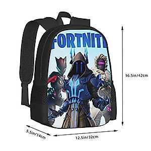 ohlcgin Fortnite Backpack Anime Game Backpack For Boys Unisex Cartoon Backpack For Teenagers Boys Backpack Girls Backpack Casual Daypack Travel Backpack Teen Bookbags Durable Backpacks 17 Inch