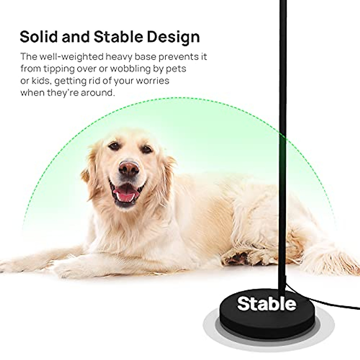 Consciot Industrial Floor Lamp, with White Jade Glass Shade, Smart WiFi E26 RGBW Dimmable LED Bulb(Warm to Daylight), Foot Switch/APP Control, Metal Standing Lamp for Living Room Bedroom Home Office