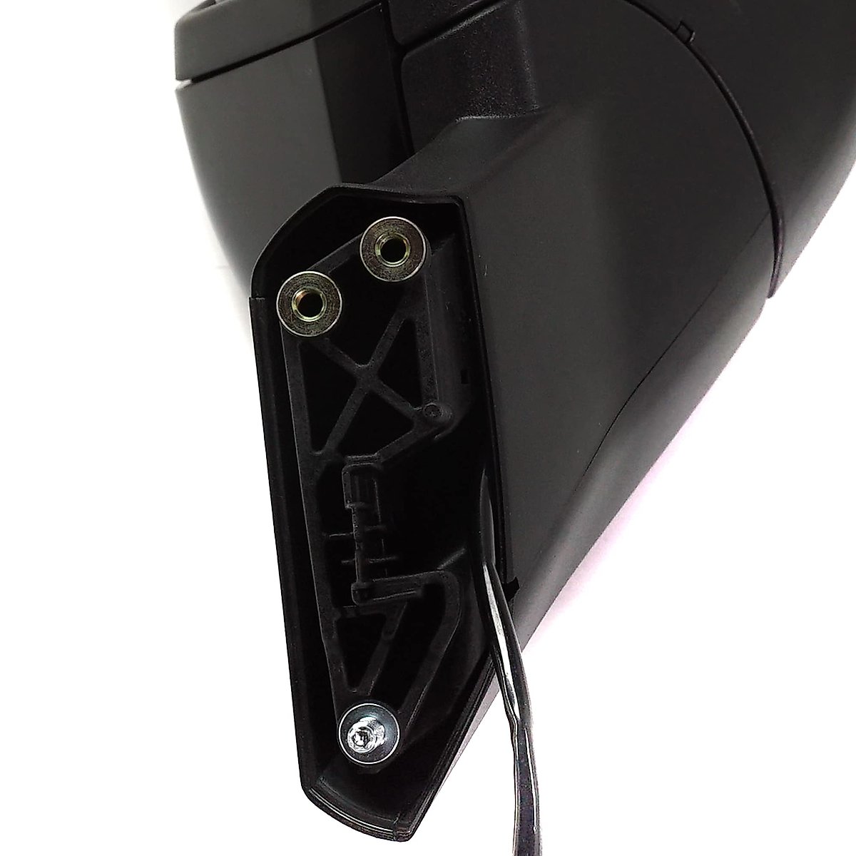 Kool Vue Driver & Passenger Side Power Non-Heated Mirrors for Ford Mustang 2015-2020 With Spotter Glass; Without Signal Light, Memory & Puddle Lamp Paintable