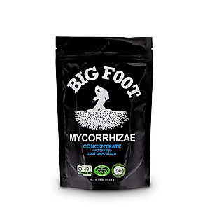 Big Foot Water-in Brew - Soil Drench and Organic Fertilizer | Mycorrhizae + Worm Castings + Kelp + Azomite,+ Biochar + Humic Acid - (4 oz)
