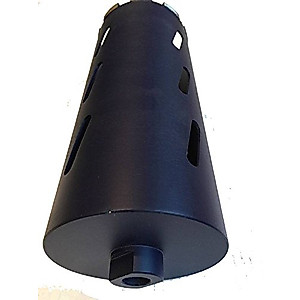 4-Inch Laser Welded Dry Diamond Core Drill Bit Hole Saw for Concrete and Asphalt, 4" Diameter x 11" Length