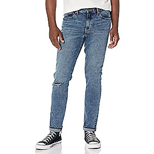 GAP Mens Skinny Fit Jeans, Medium Destroy, 38W x 32L US