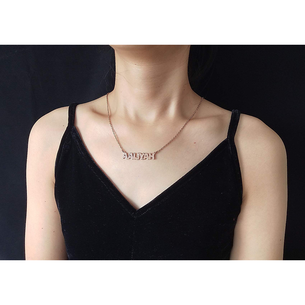 GR859C Custom Name Necklace for Womens Customized Jewelry Halloween Thanksgiving Cobi