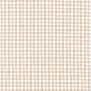 Robert Kaufman Carolina Gingham Check One Eighth Inch Sand