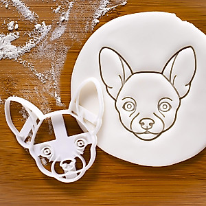 Chihuahua Face cookie cutter, 1 piece - Bakerlogy