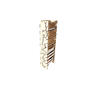 The Broken Token Ark Nova Compatible Game Organizer - Wood Storage Box with Multiple Trays for Cards, Bids, Players & More - Unofficial Wooden Game Organizer