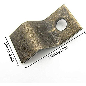 Table Top Fasteners with Screws, Desk Top Fasteners, Heavy Duty Table Top Connectors/Table Clips/Table Top Brackets, Set of 20 Packs (Include 20 Clips and 20 Screws)