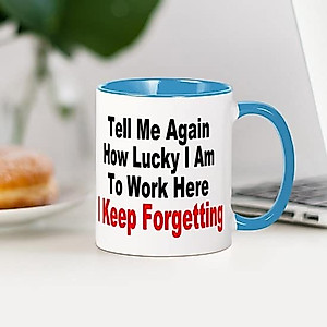 CafePress I LOVE MY JOB Mug Ceramic Coffee Mug, Tea Cup 11 oz