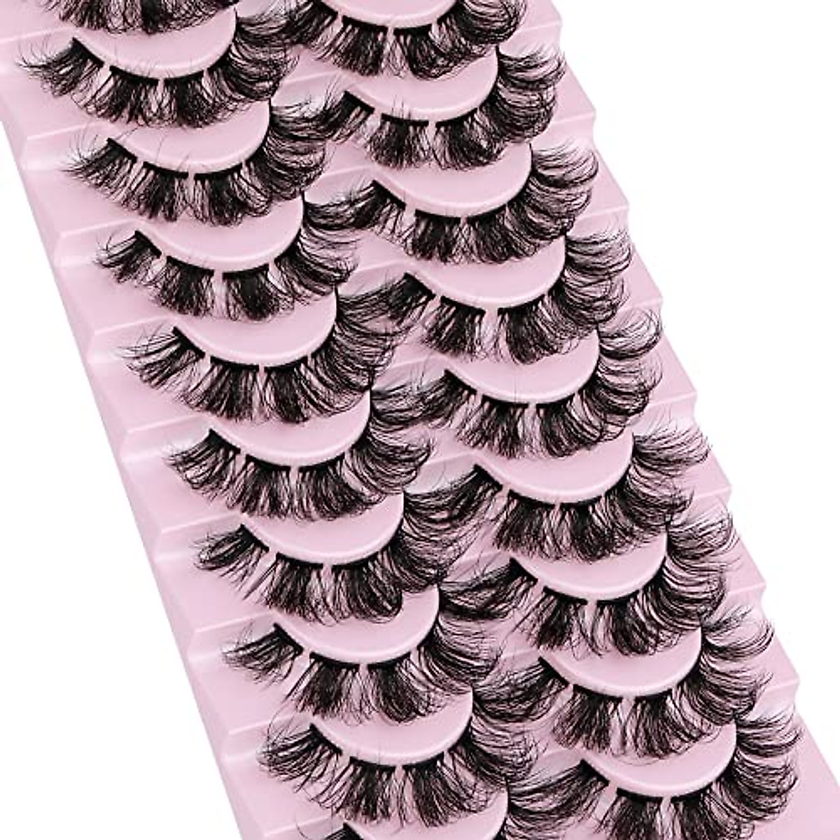 Lash Clusters D Curl Individual Cluster Lashes 100 pcs Fluffy Wispy Mink Lashes Extensions False Eyelashes DIY Lash Pack by EYDEVRO