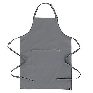 Chef Works Unisex Butcher Kitchen-aprons, Gray