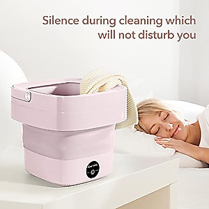 Two Portable Washing Machines - Foldable Mini Small Washer for Washing Baby Clothes, Underwear or Small Items, Suitable for For Apartment, Laundry, Camping, RV, Travel