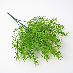 Underleaf Artificial Plants, Fake Grass Plastic Leaves Shrubs Simulation Greenery Bushes Indoor Outdoor Home Garden Office Yard Verandah Wedding Decoration