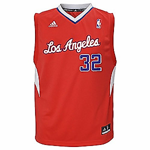 adidas Blake Griffin Los Angeles Clippers NBA Red Official Away Road Replica Basketball Jersey for Youth (XL)