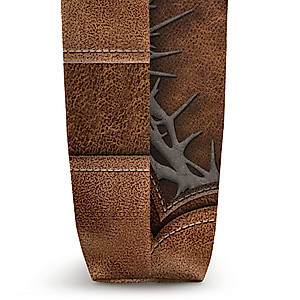 Faith Over Fear Personalized Leather Pattern Printed Tote Bag