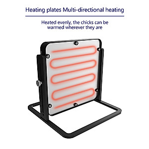 TRIOCOTTAGE Chick Brooder Heating Plate Chicken Coop Heater for Chicks Or Ducklings Warms Up to 15 Chicks