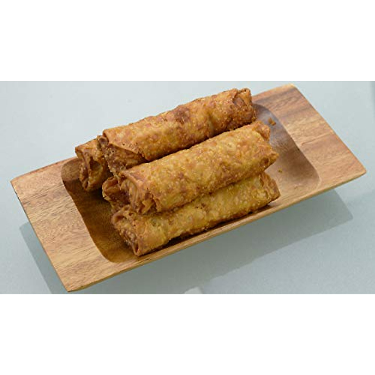 Pacific Merchants Acaciaware 9 x 4 Inch Appetizer Tray, Set of 4