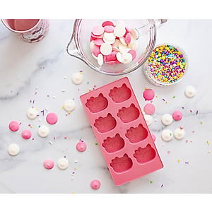 Sanrio Hello Kitty Hearts Flexible Silicone Ice Cube Tray In Character Shapes | Reusable Ice Mold For Freezer | Makes 8 Cubes