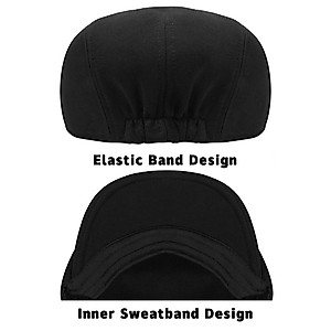 WETOO Men's Flat Cap Gatsby Newsboy Lvy Irish Hats Driving Cabbie Hunting Cap