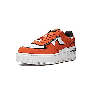 Nike Women's Lowtop Basketball Shoe, Rush Orange/Black-guava Ice, 8