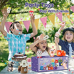 Farm Animal Toddler Toys for Baby: Kids Learning Toys 20 Pcs Finger Puppets with Counting, Matching, Bath, Role-play| Ideal Christmas Birthday Easter Gifts Stocking Stuffers for Boy Girls Toddlers 1-3