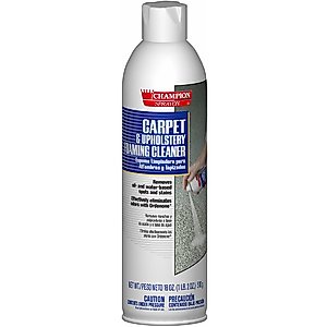 Champion 5148 Sprayon Carpet and Upholstery Foaming Cleaner, 18 oz Aerosol (Pack of 12)