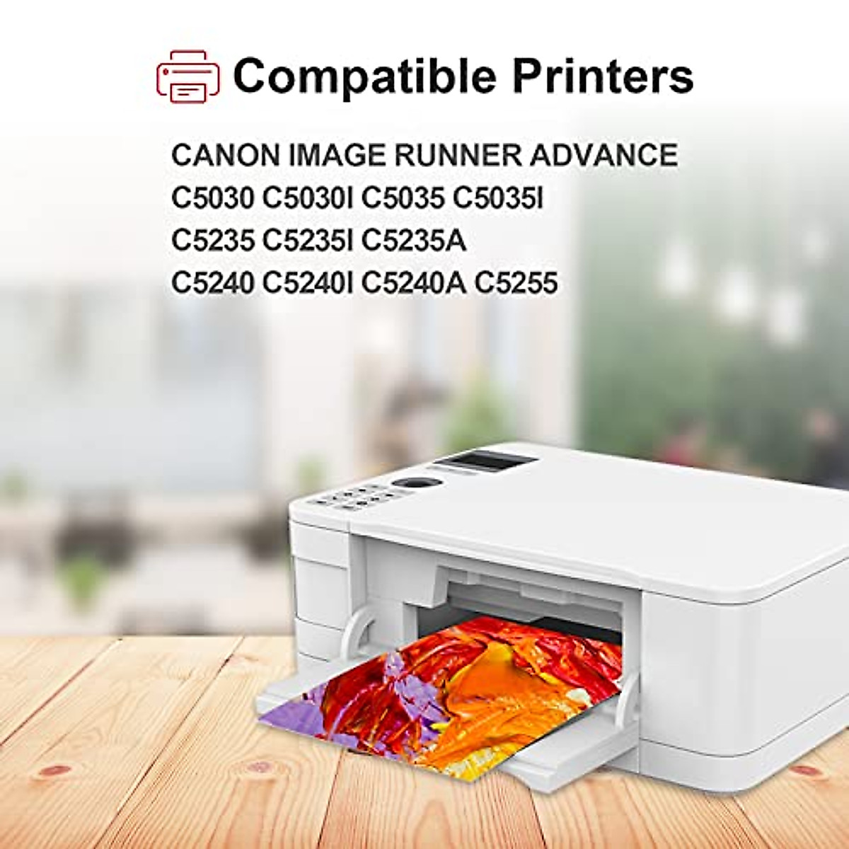 GPR-31 Toner Cartridges Black Cyan Magenta Yellow Compatible for Canon GPR31 NPG-46 EXV29 2790B003AA 2802B003AA 2798B003AA 2794B003AA for ImageRUNNER Advance C5030 C5030i C5035 C5035i C5235 C5240