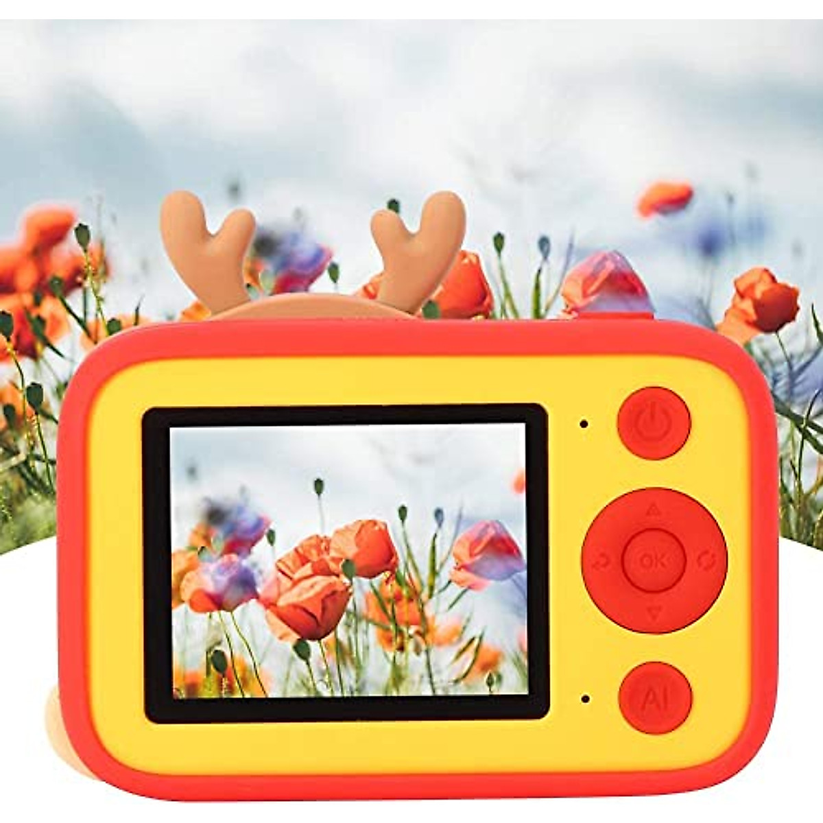 Digital Cameras for Photography Kids Digital Camera, Cartoon Digital Smart Children Camera for Kids Object Recognition/Voice Broadcast/HD Photography/Video Recording