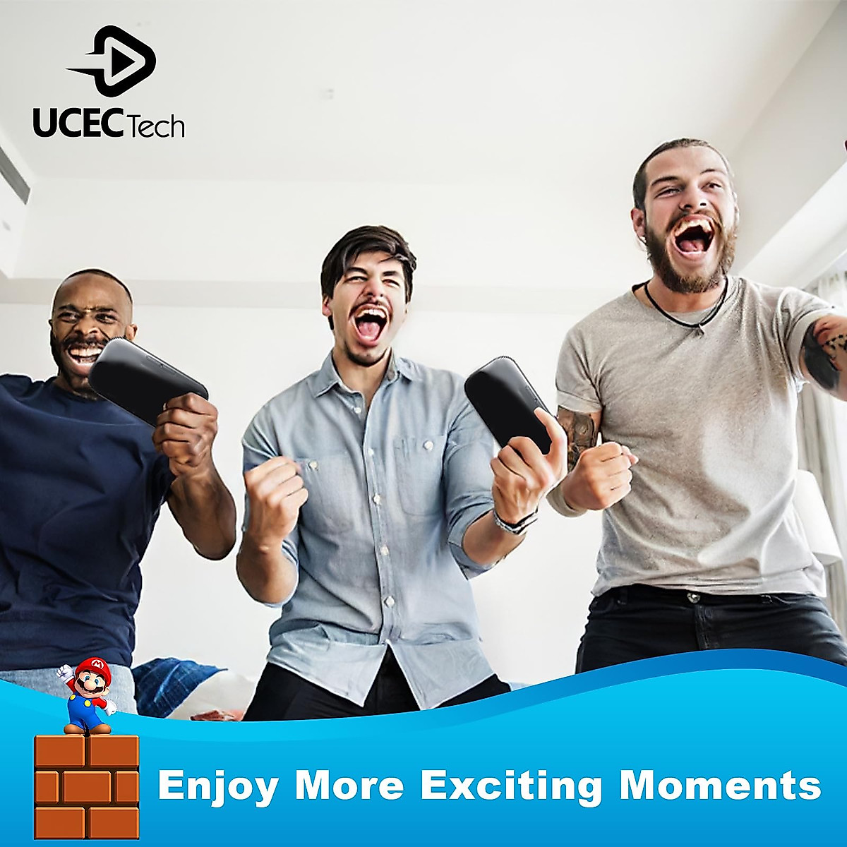 UCEC 8000mAh Wii U Gamepad Battery Replacement Rechargeable Battery Pack Wii Accessories for Nintendo Wii U Gamepad