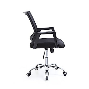 Hodedah Import HI-4025 Black Mesh Office Chair